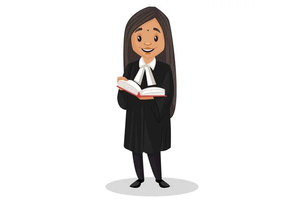 Female Judge Cartoon