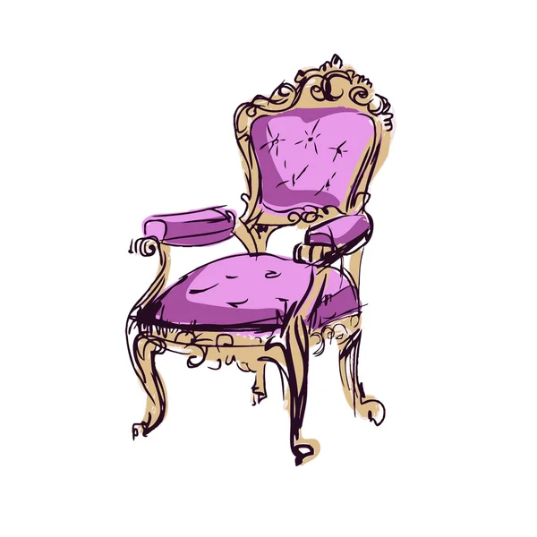 Rococo chair Vector Art Stock Images | Depositphotos