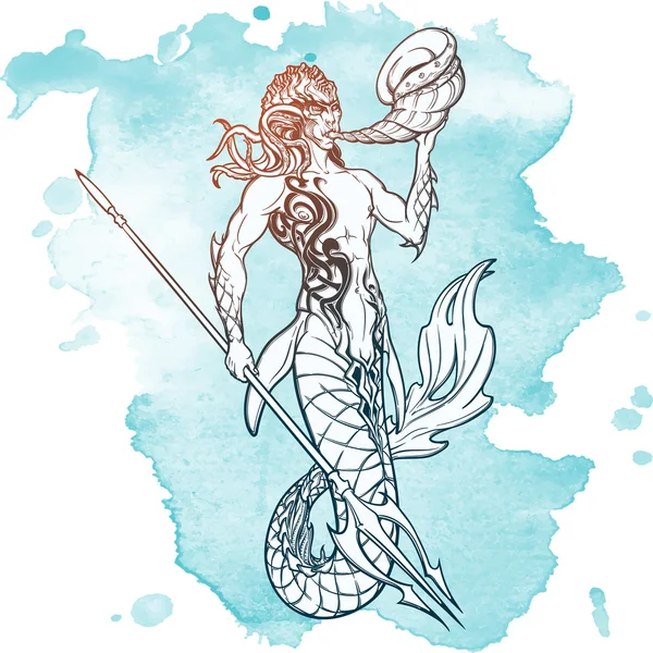 976 Merman Vectors, Royalty-free Vector Merman Images | Depositphotos®