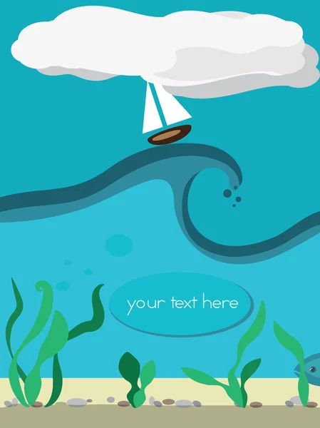 Yacht cartoon Vector Art Stock Images | Depositphotos