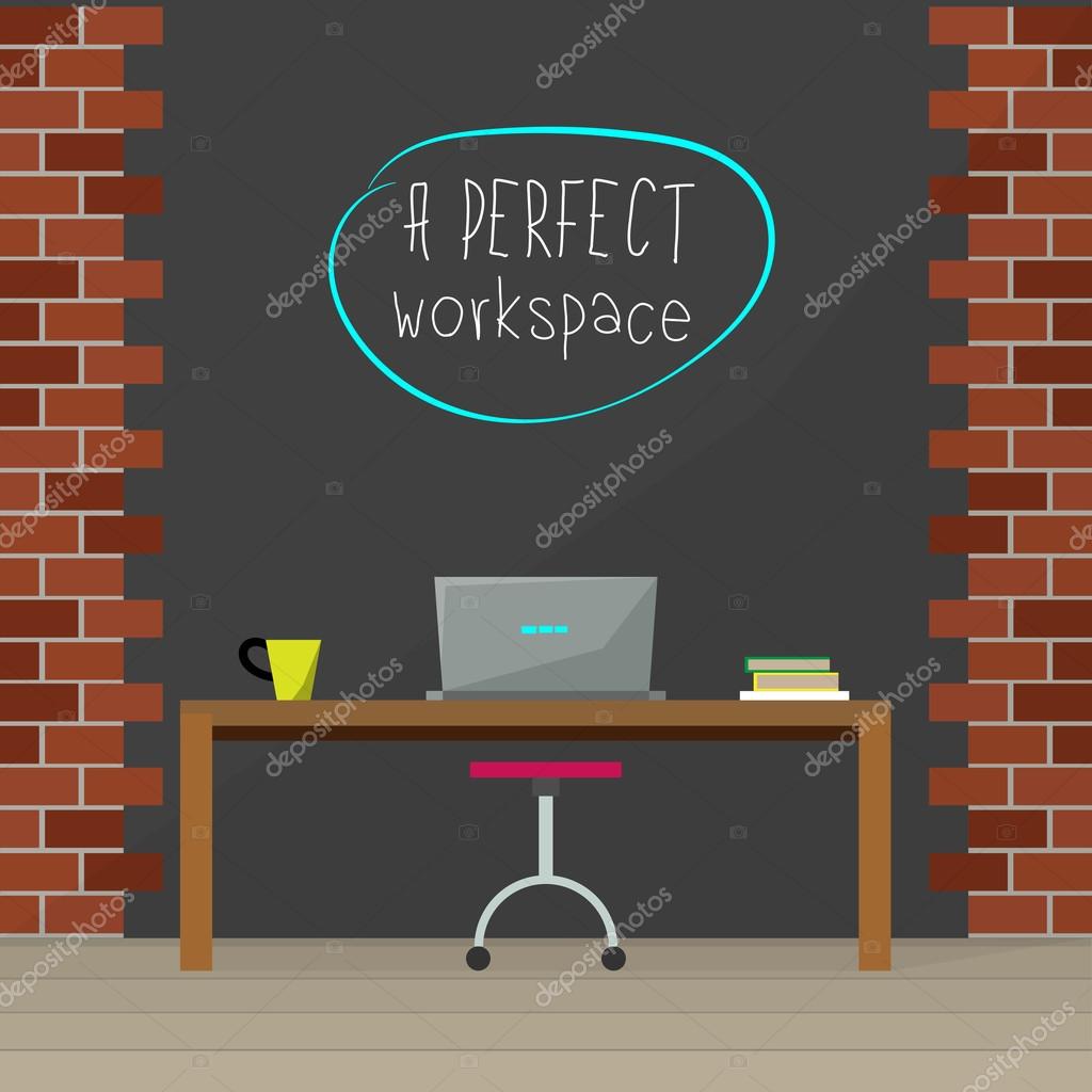 Perfect work space . Stock Vector Image by ©tekla.pototska.yahoo.com ...