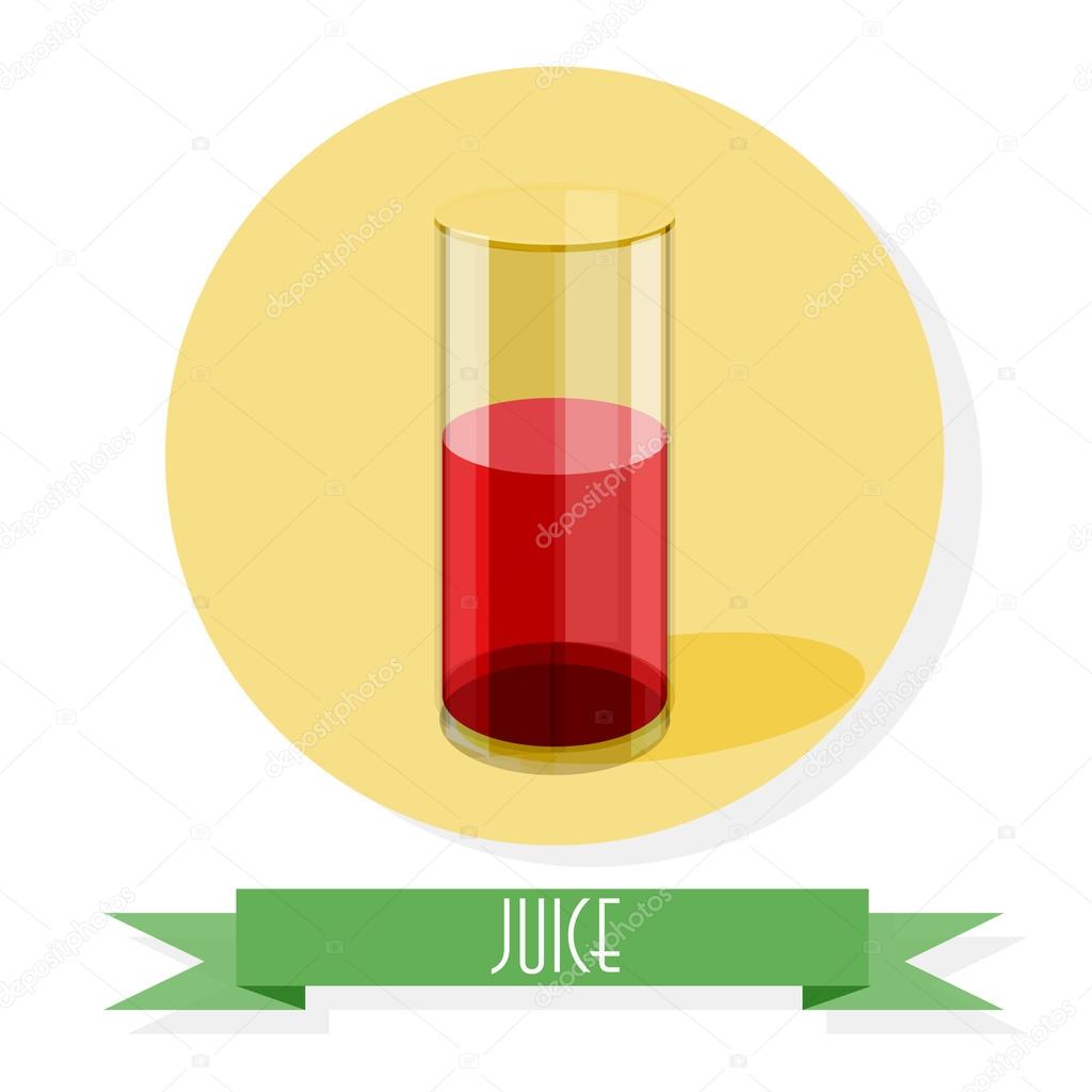 Vaso de jugo rojo . Vector de stock por ©tekla.pototska.yahoo.com 122527850