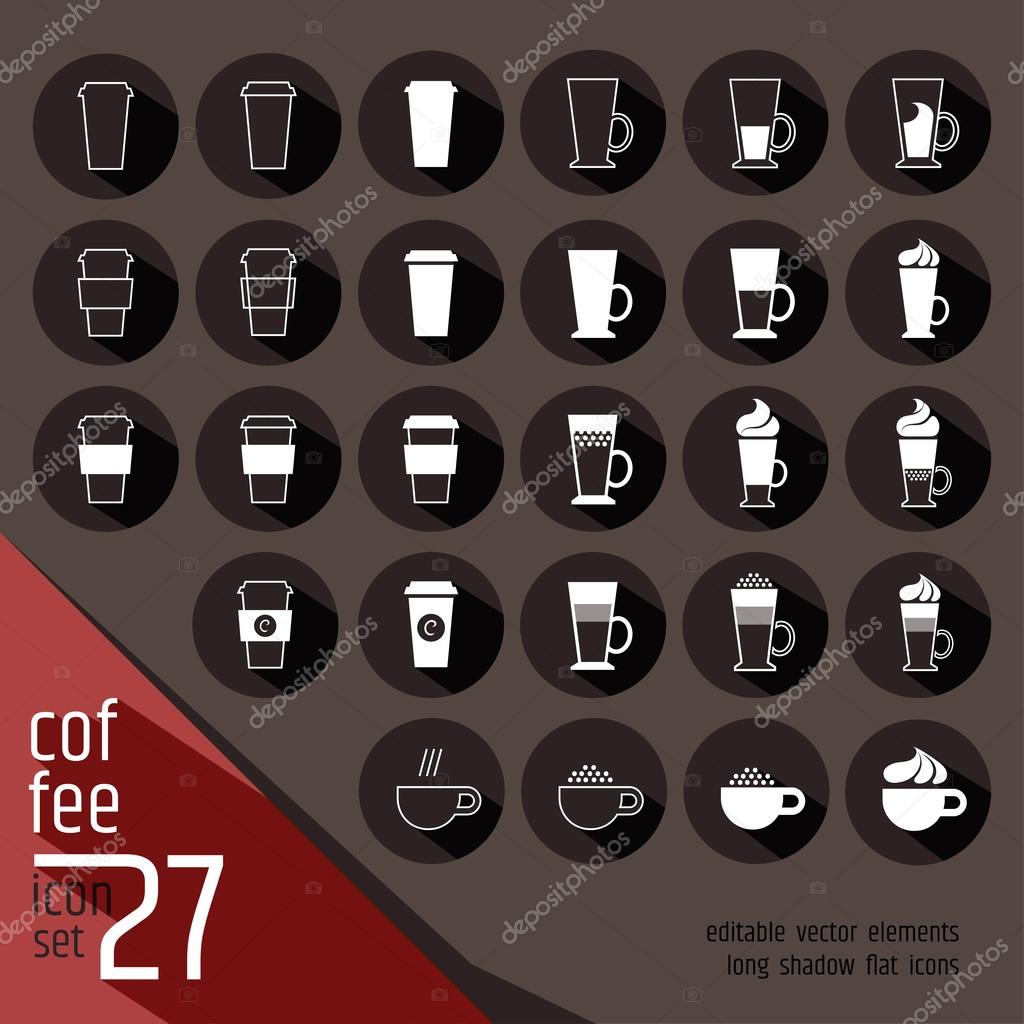 27 colored coffee cocktails Stock Vector Image by ©tekla.pototska.yahoo ...