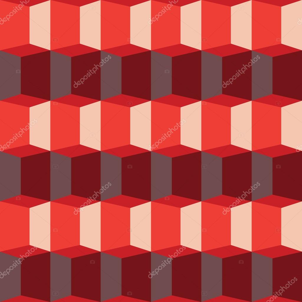 Red glowing polygonal pattern. Stock Vector Image by ©tekla.pototska ...