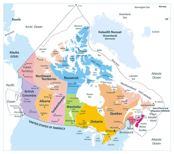 Canada Political Maps