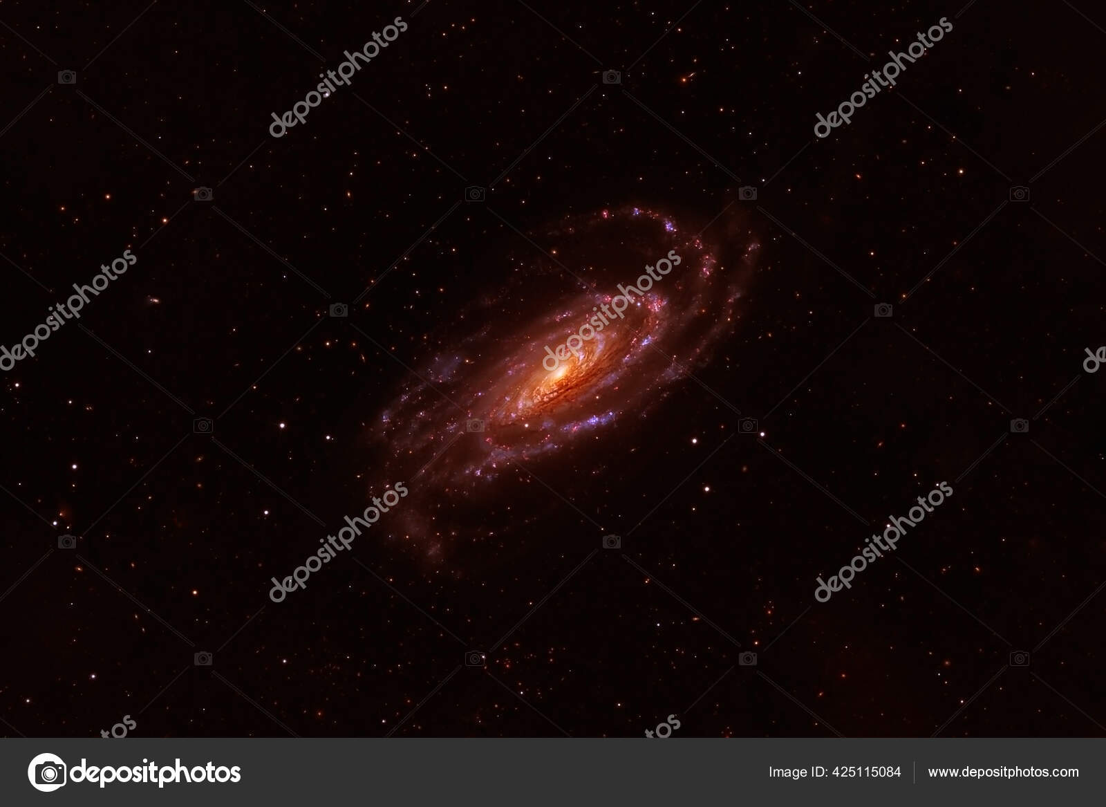 The Red Spiral Nebula