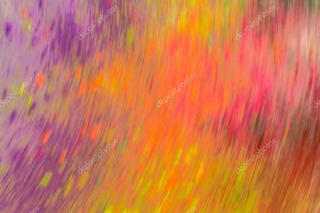 La vista superior de los colores en el suelo de los diversos colores ...