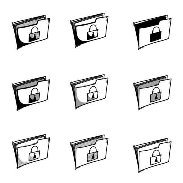 Lock Doodle Vector Icon Drawing Sketch Illustration Hand Drawn Cartoon ...