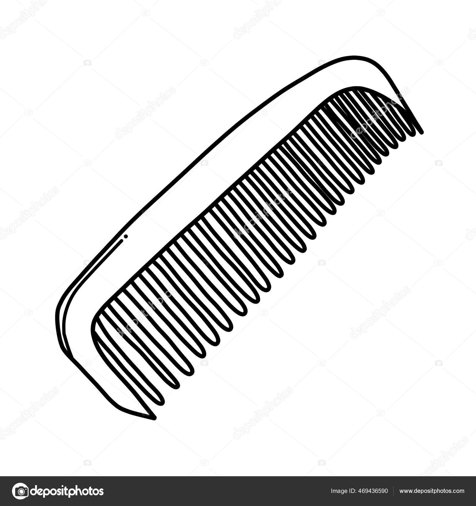 Comb Doodle Vector Icon Drawing Sketch Illustration Hand Drawn Cartoon ...