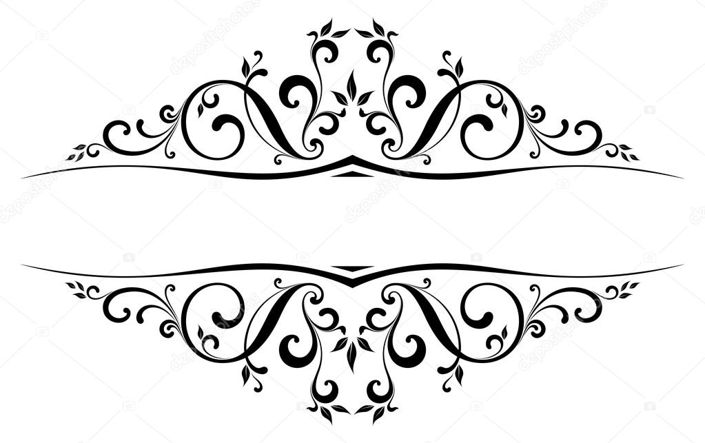 Vector Scroll Accent Stock Illustration by ©katya2katya #112593466