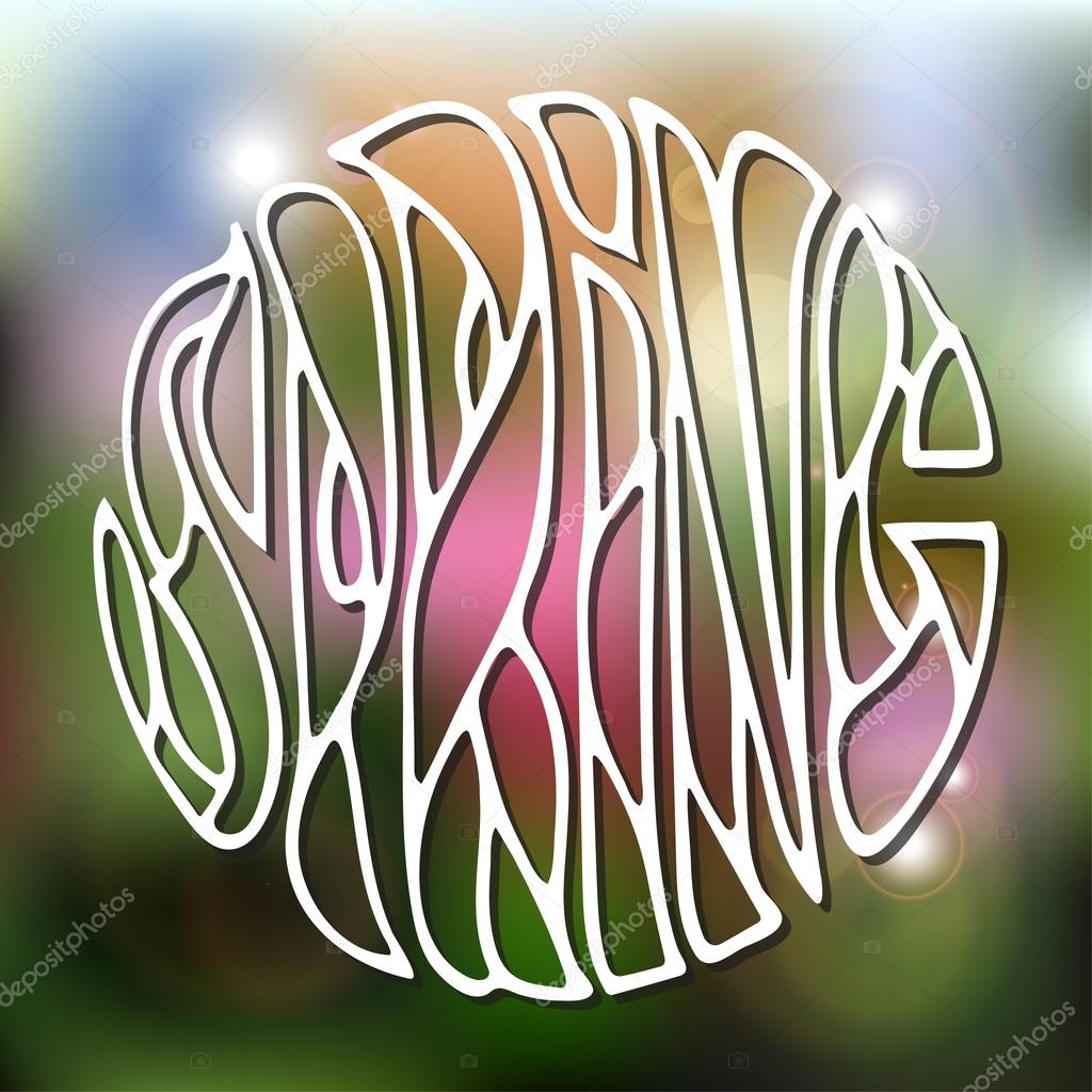 Hand drawn lettering element Stock Vector by ©kunststudio 124958350