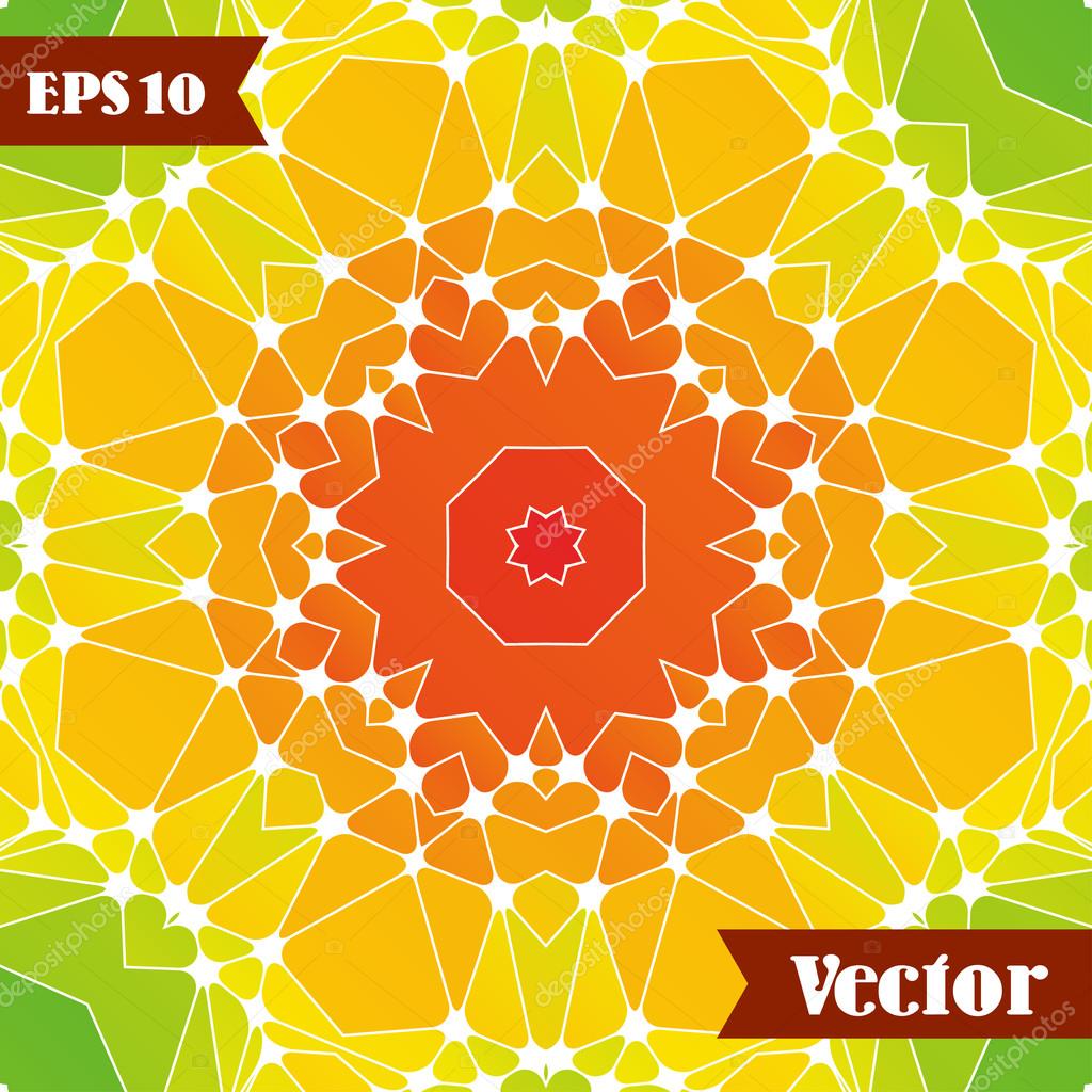 Bright abstract template Stock Vector Image by ©kunststudio #124966250