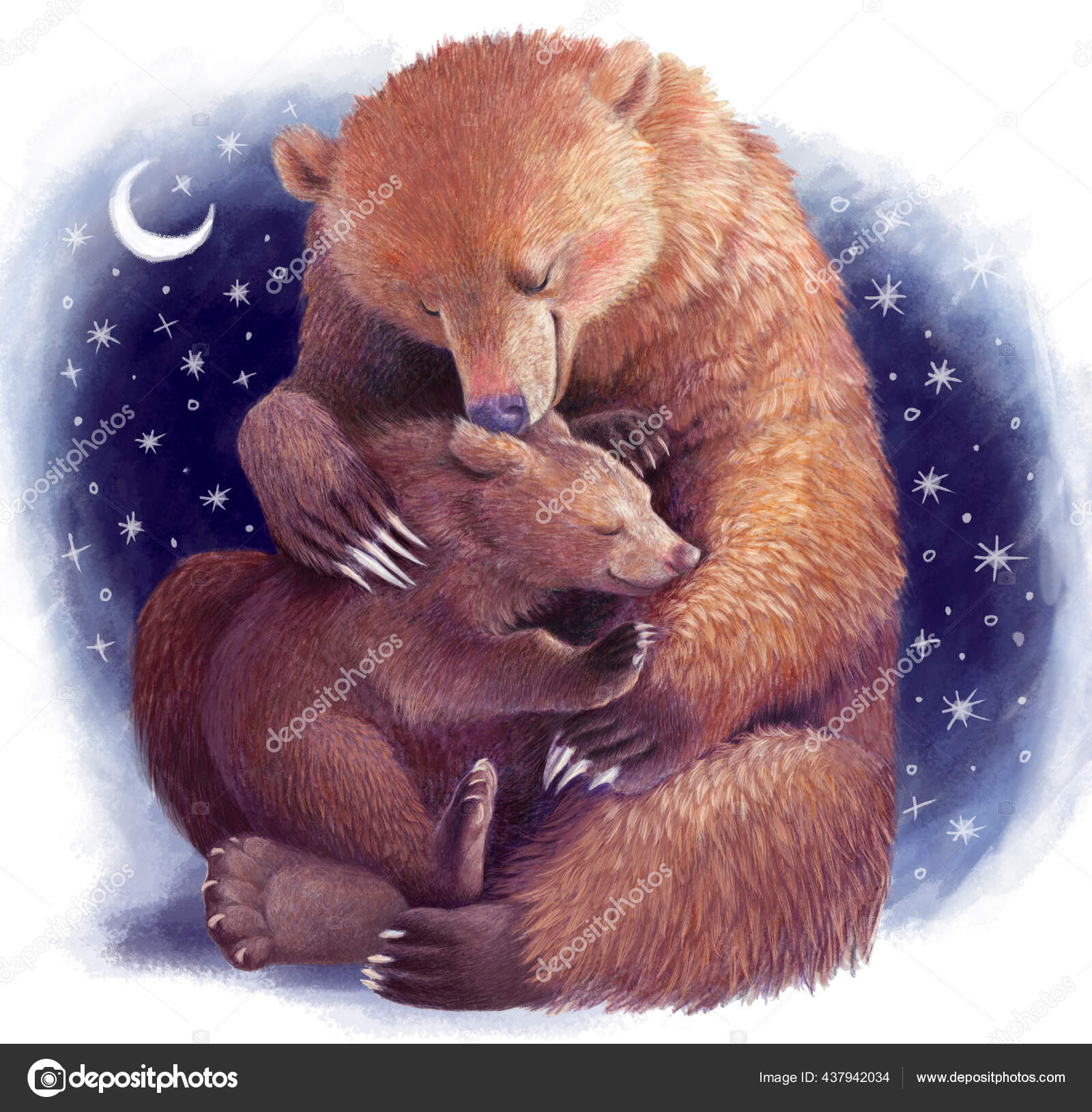 Grizzly Bear Cubs Drawing