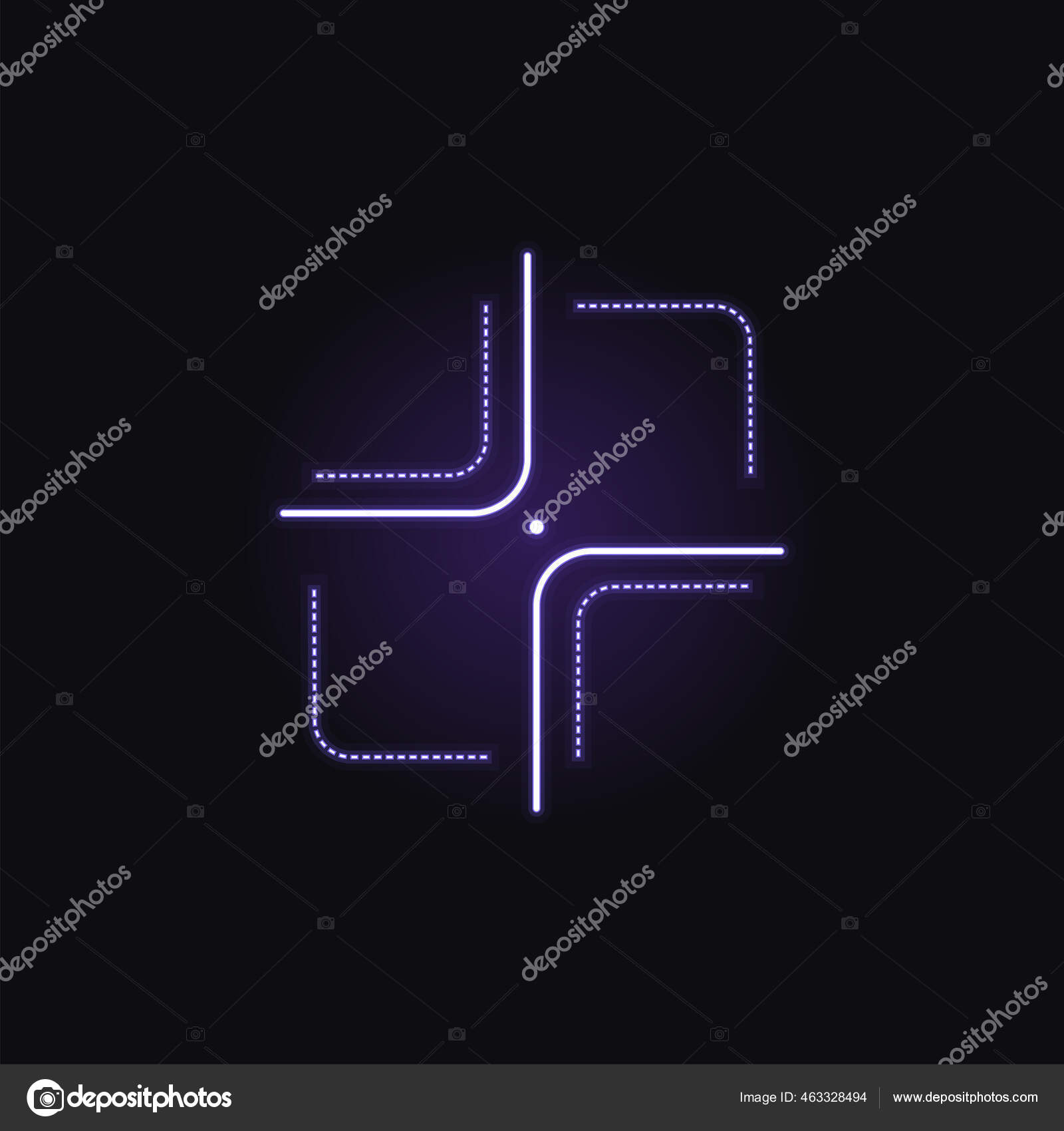 Medical technology futuristic icons. Plus and cross symbol. Simple ...