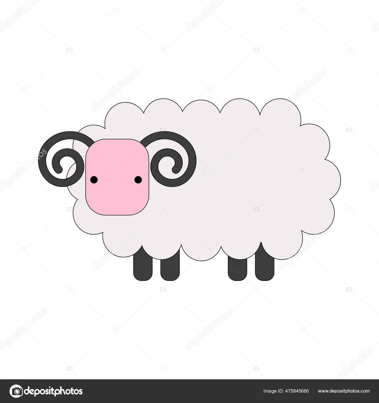 Ram Cartoon Simple