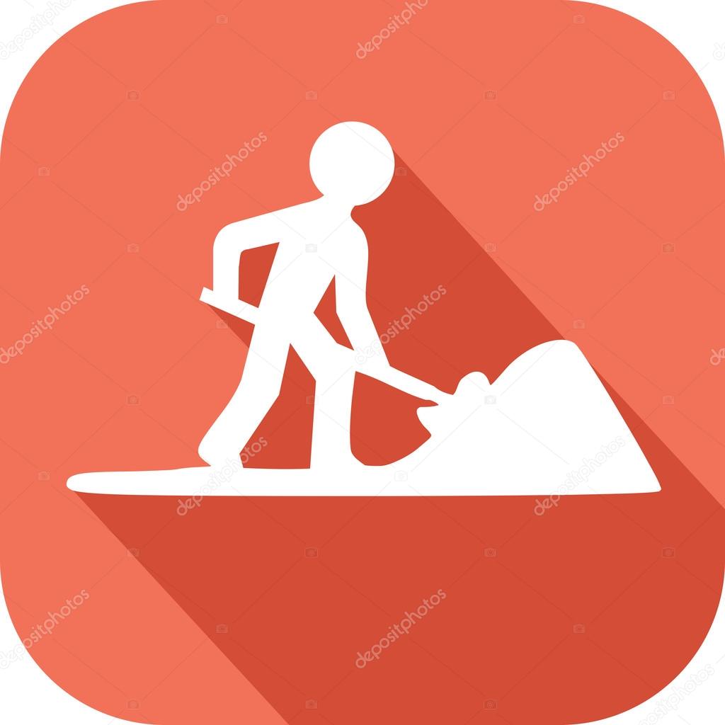 Icon of Prudence or work — Stock Vector © ccile.ducrot.orange.fr #118978726