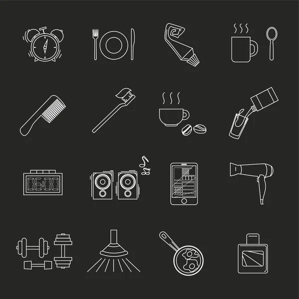 A set of objects on the morning Stock Vector Image by ©Alexej.4444 ...