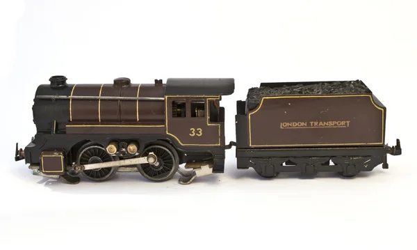 Locomotive Model Side View with Clipping Path Stock Photo by ...