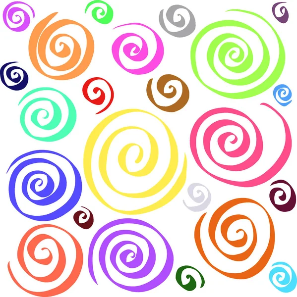 Colorful swirls Vector Art Stock Images | Depositphotos