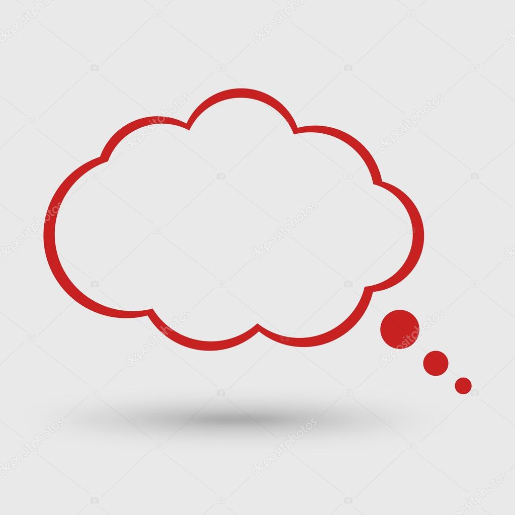 Think cloud background, Blank cloud image — Stock Photo © gooddesign10 ...