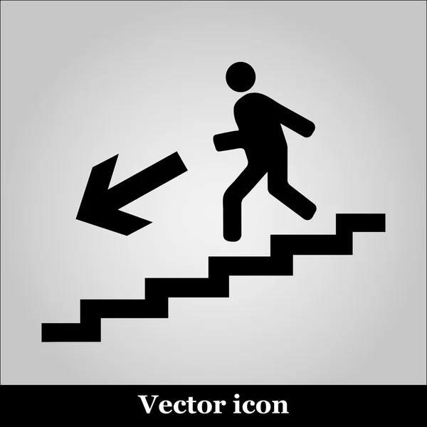 ᐈ Stair down stock icon, Royalty Free going down stairs vectors ...