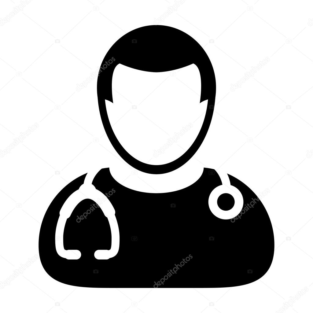 Doctor Icon - Flat Color Physician — Stock Vector © tuktukdesign #112272696