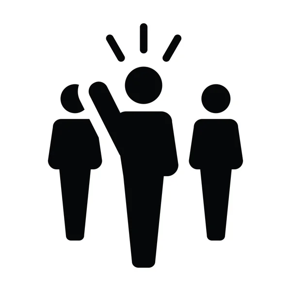 Leader Icon - Leadership, Boss, Politician, Management, Lead Icon in ...