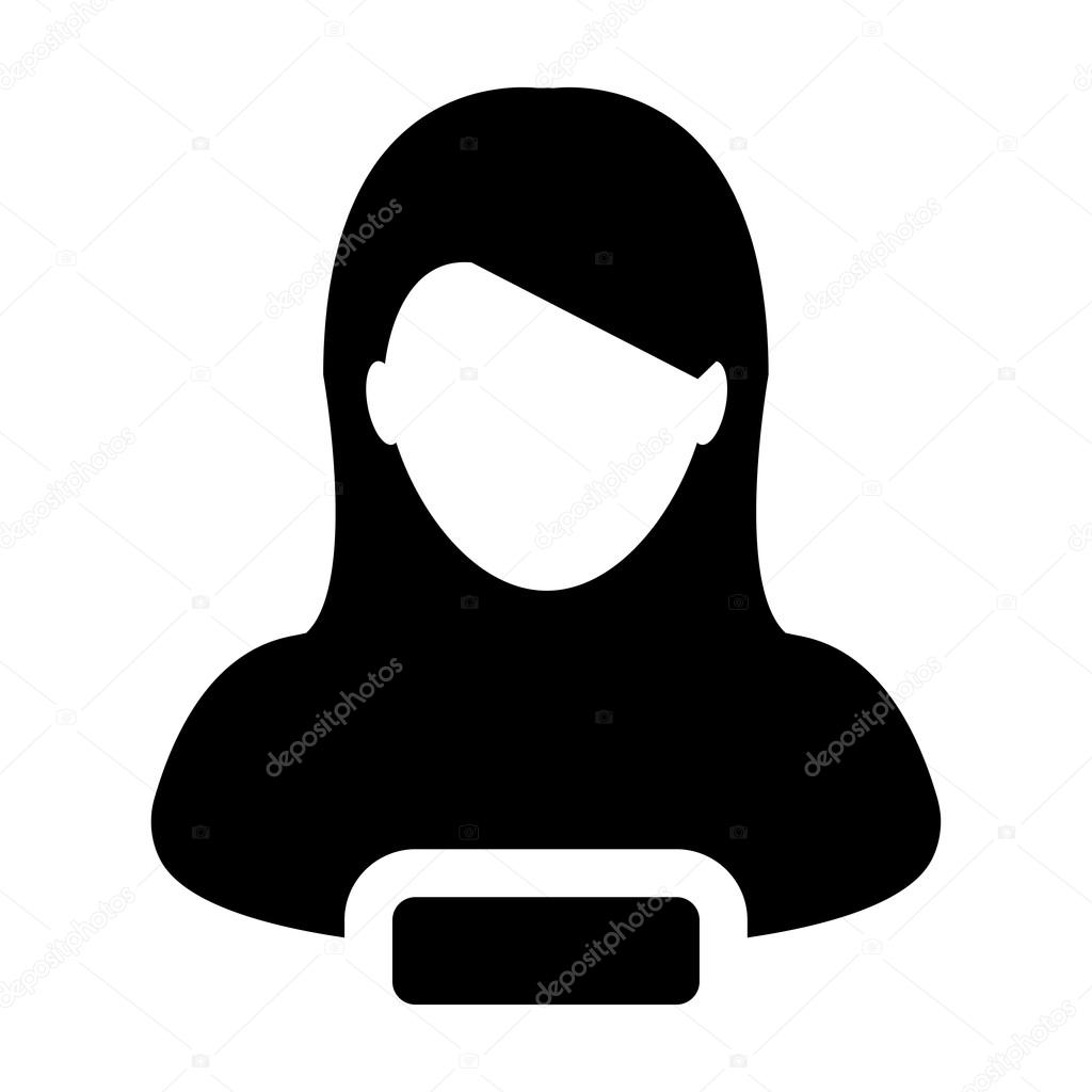 Remove User Icon - Woman, Account, Avatar, Profile Glyph Vector ...