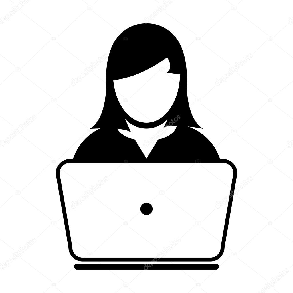Laptop User Icon