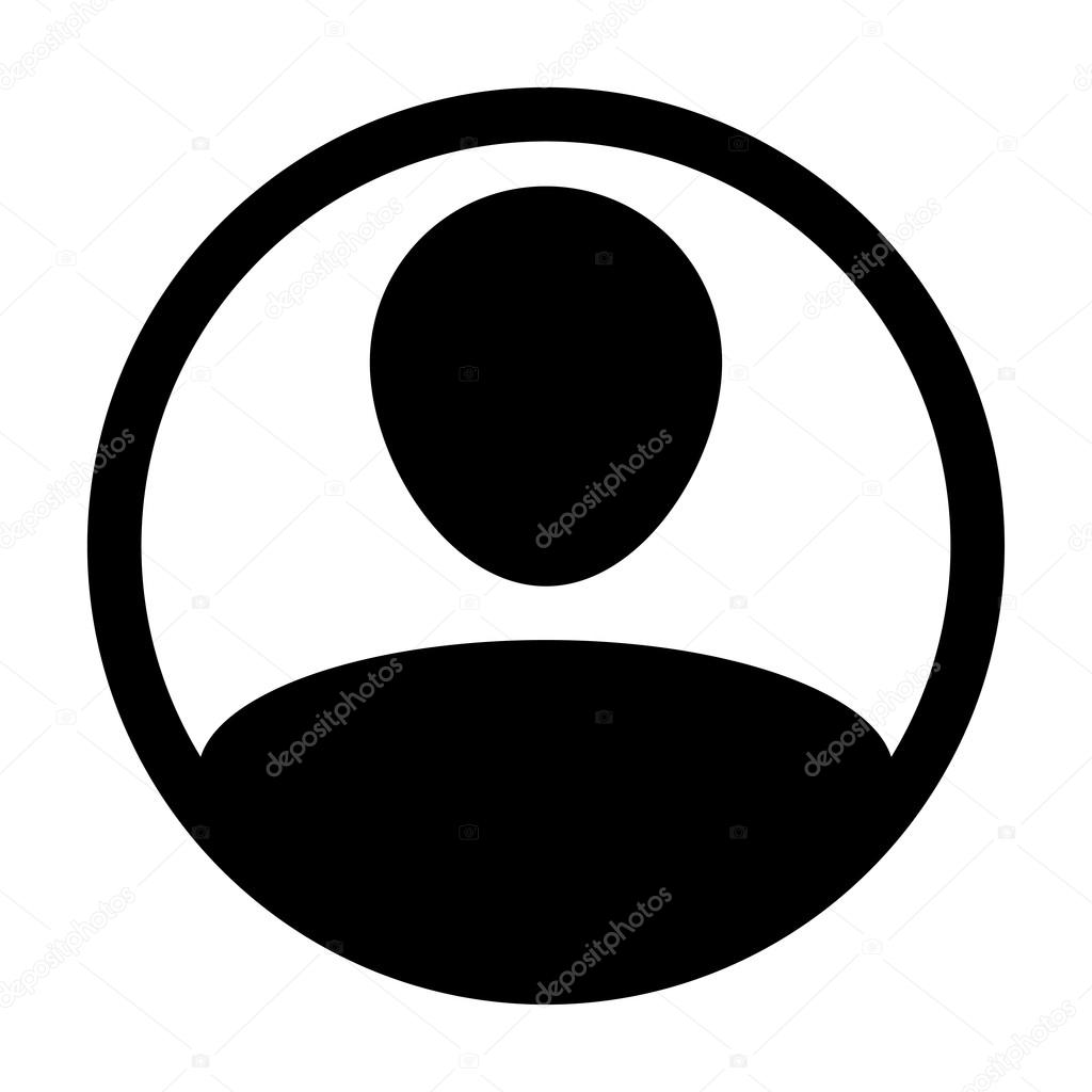 User Icon Vector Male Person Symbol Profile Circle Avatar Sign in Flat ...