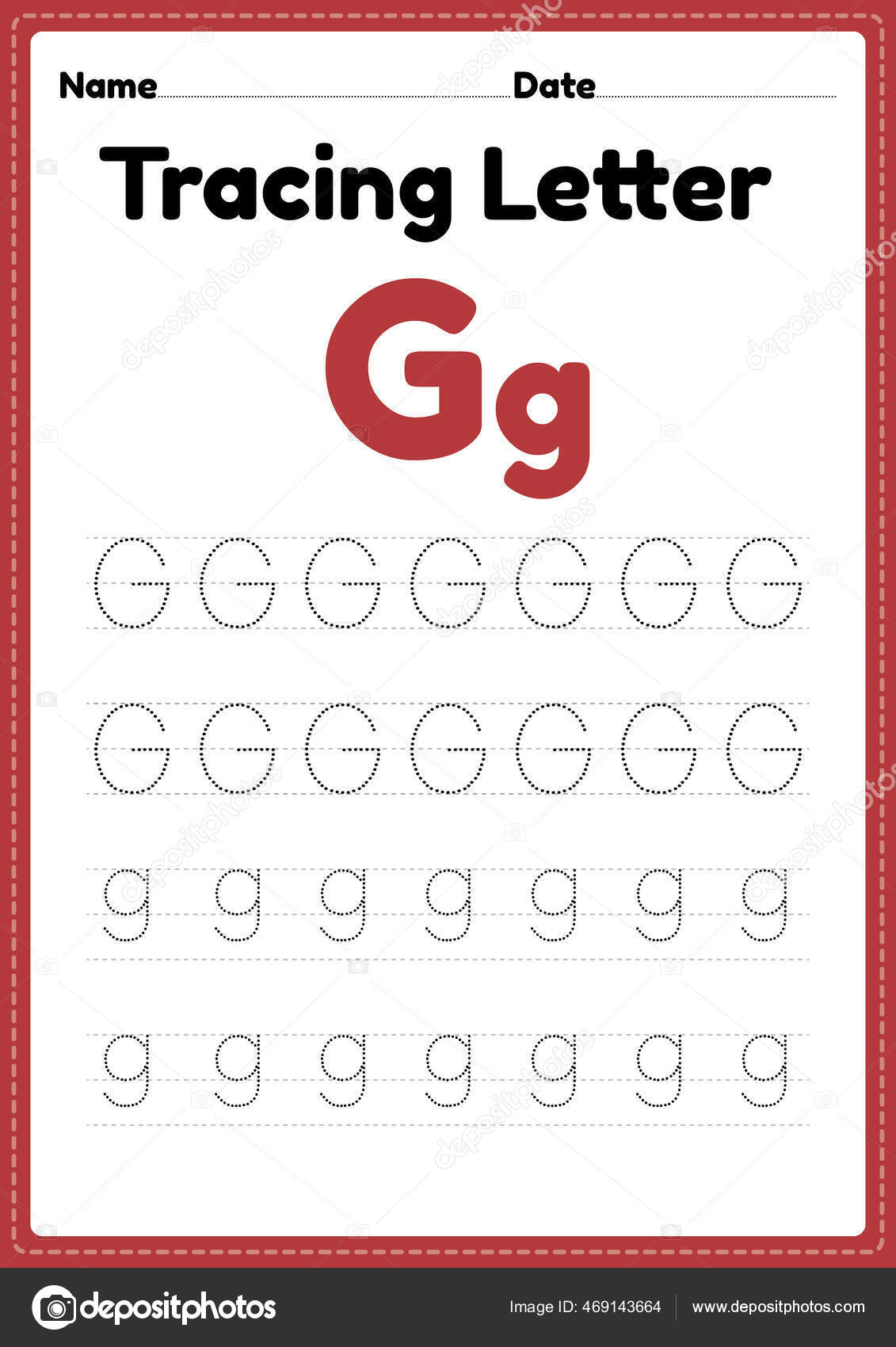 Hojas De Trabajo Preescolares Imprimibles Para Trazar Letras