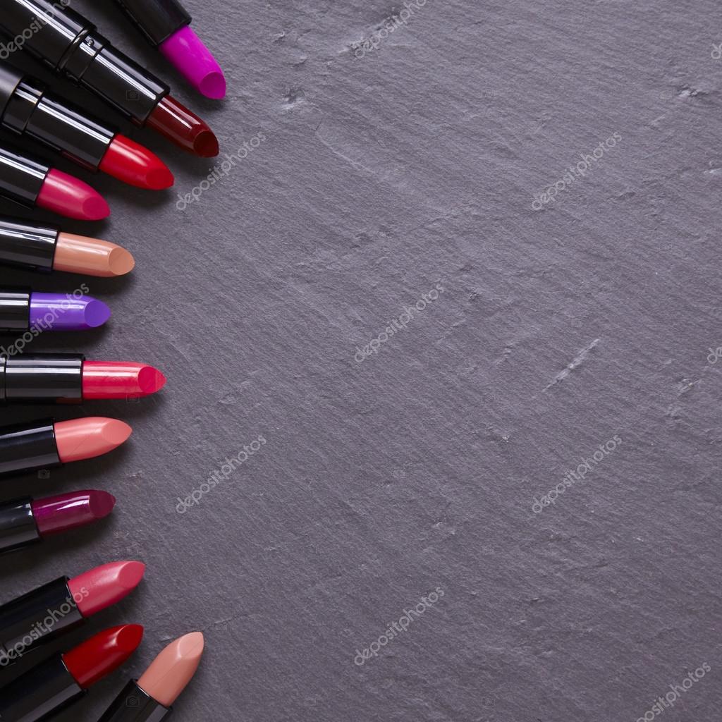 Lipstick page border Stock Photo by ©bstarsmore 112450826