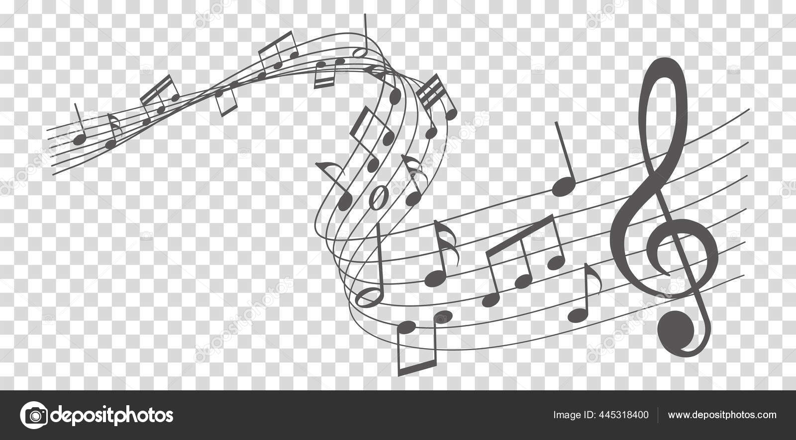 White Music Note Transparent