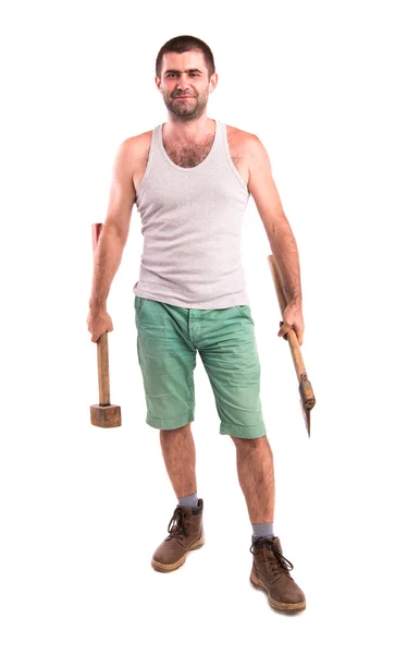 Man holding axe Stock Photos, Royalty Free Man holding axe Images ...
