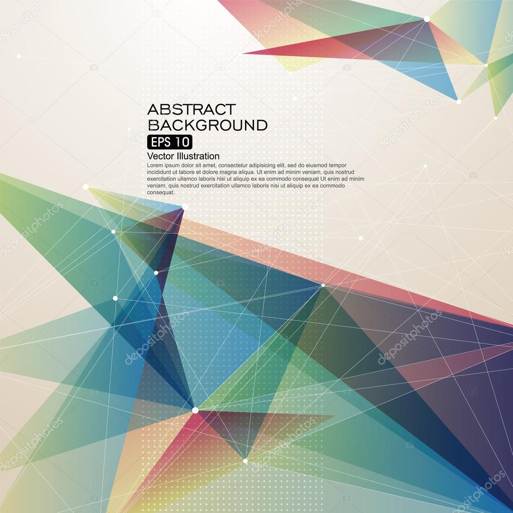 Point, line, surface composition of abstract graphics, Vector ...