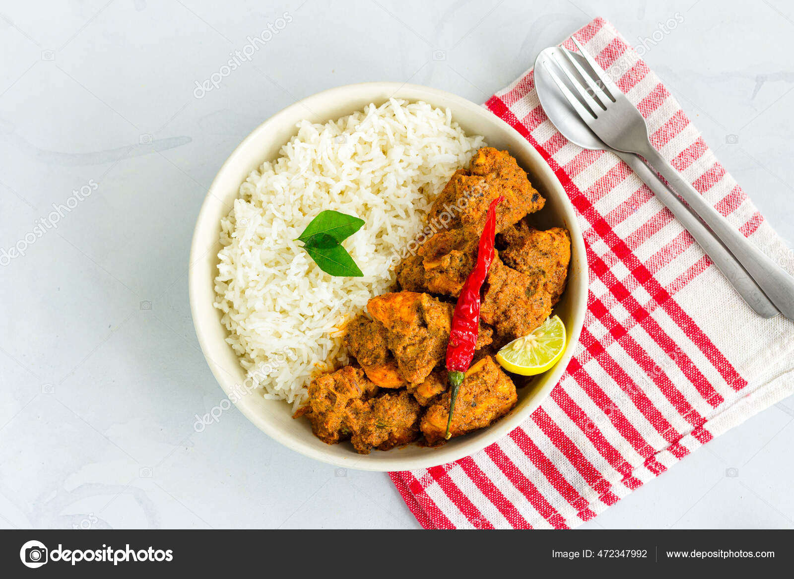 Indian Fried Rice Plate