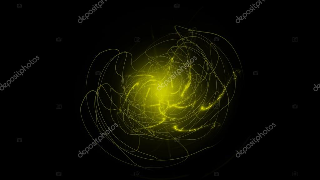 Yellow Abstract Line Energy With Shockwave — Stock Photo © sprestiges ...