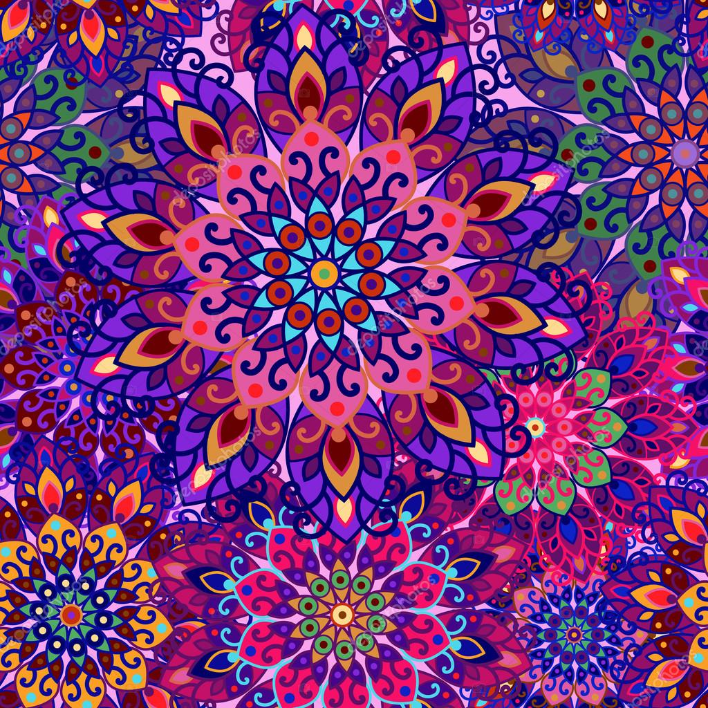 Mandala pattern for printing on fabric or paper. Stock Vector Image by ...