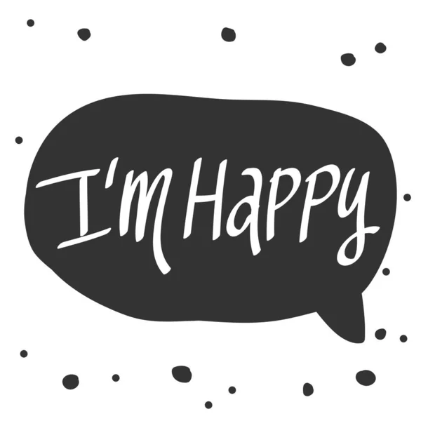 It is all good. Vector hand drawn illustration sticker with cartoon ...