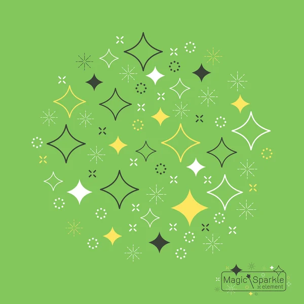 A magic sparkle Vector illustration Stock Vector by ©es7sense 113688384