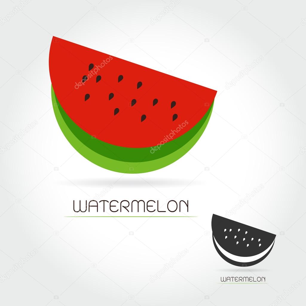 Vector logo watermelon Stock Vector Image by ©es7sense #113688460