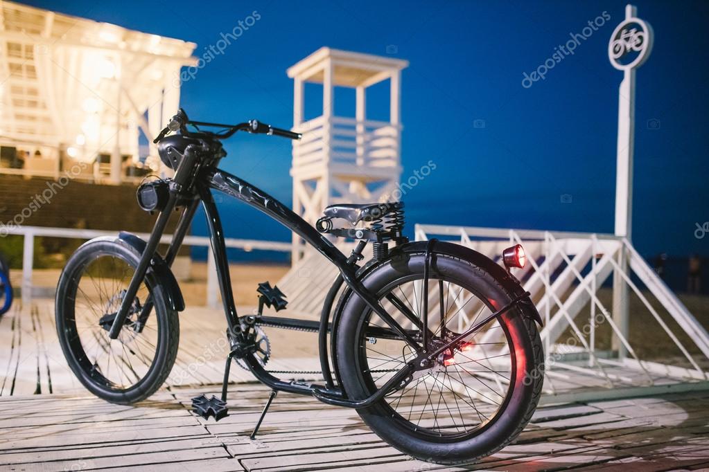 Custom chopper bicycle ⬇ Stock Photo, Image by © ToL_U4F #113502318