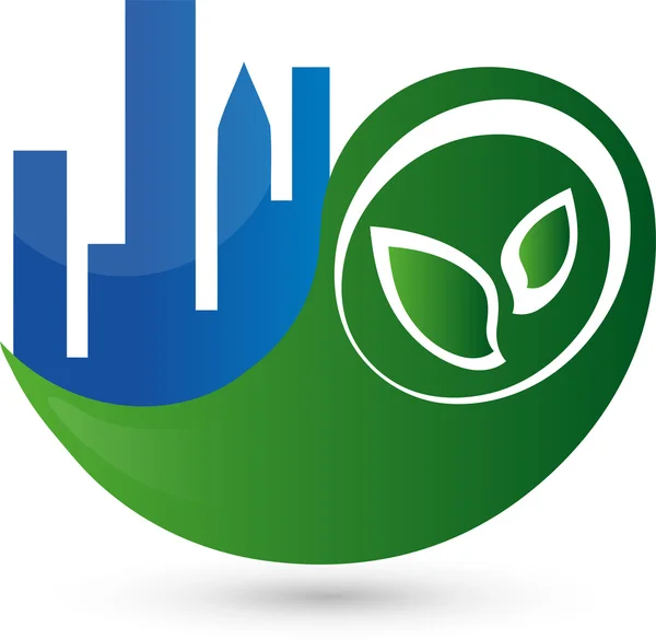 Vector natural symbols with leaf — Stock Vector © Rena_Design #11626810