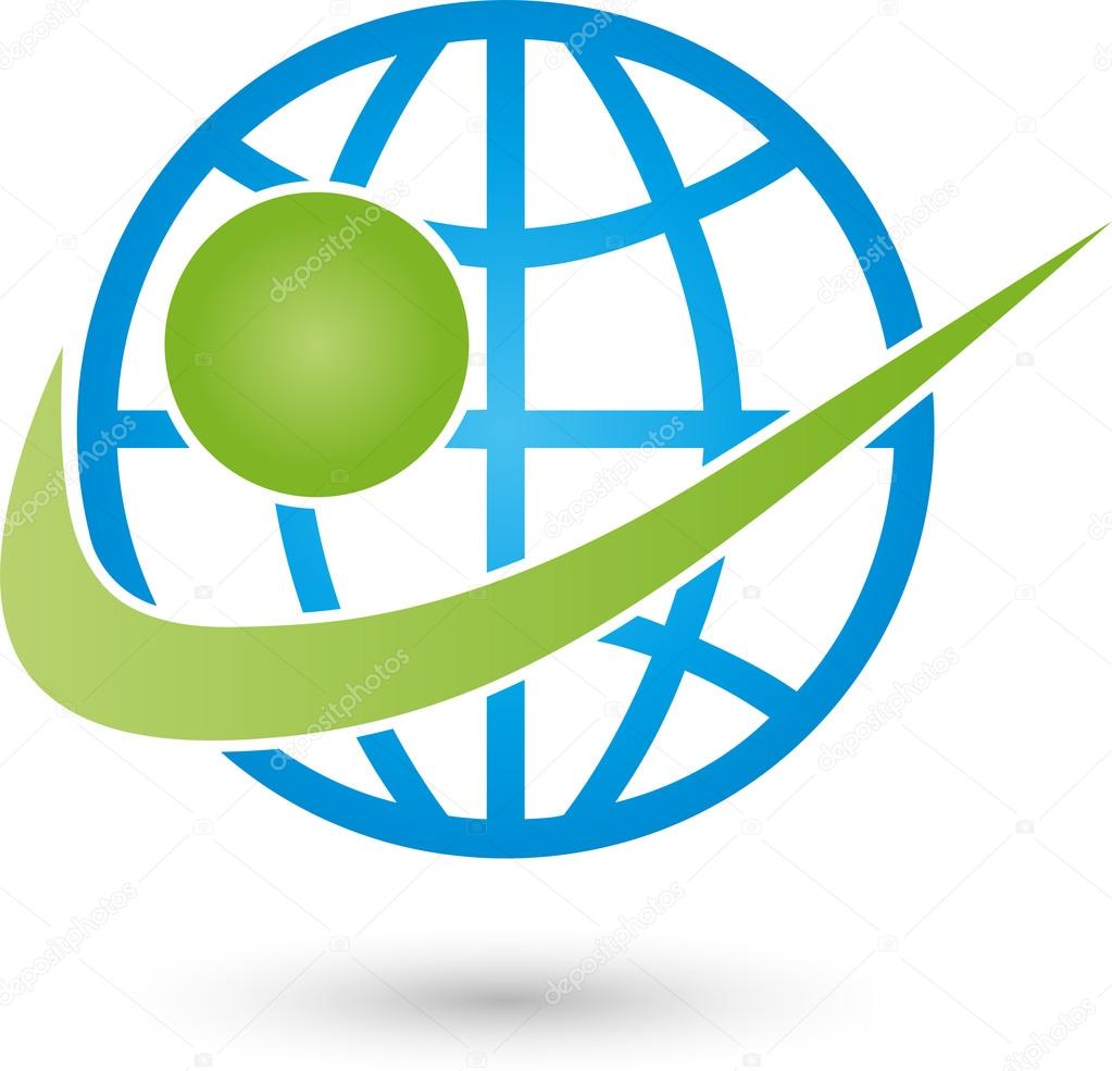 Tierra y hombre, logotipo, mundo, mundo — Archivo Imágenes Vectoriales ...