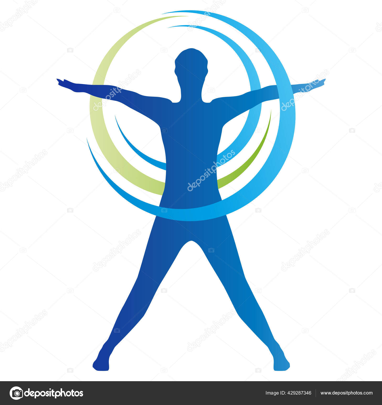 Human Motion Fitness Health Logo Stock Vector by ©waldemar-hoelzer ...