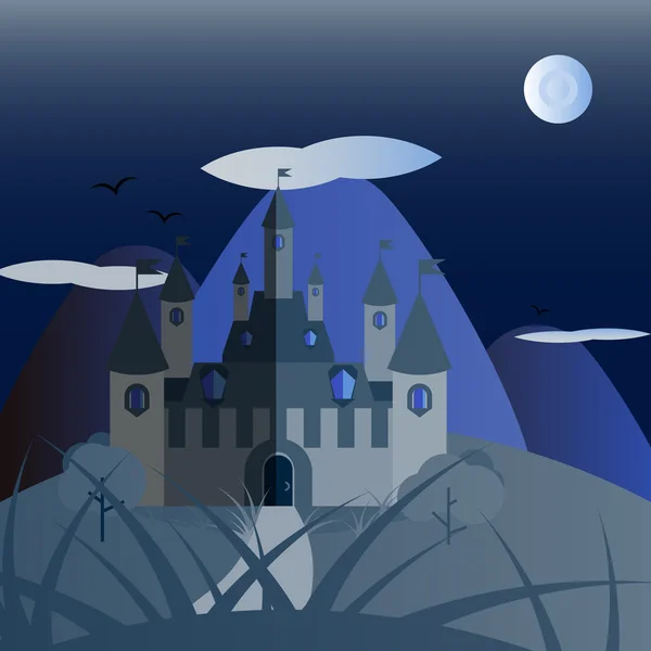 632 Night castle tower Stock Illustrations | Depositphotos