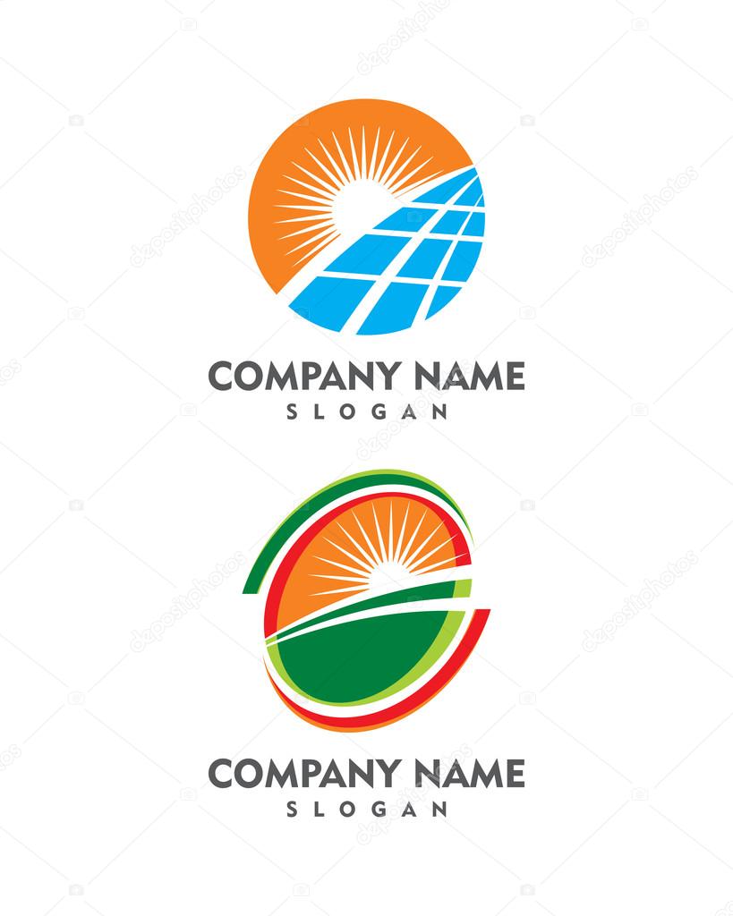Solar Company logo — Stock Vector © Pure_Design #115054964