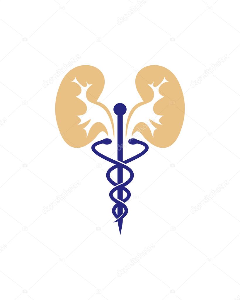 Símbolo de caduceu de Nefrologia — Vetor de Stock © Pure_Design #115095928