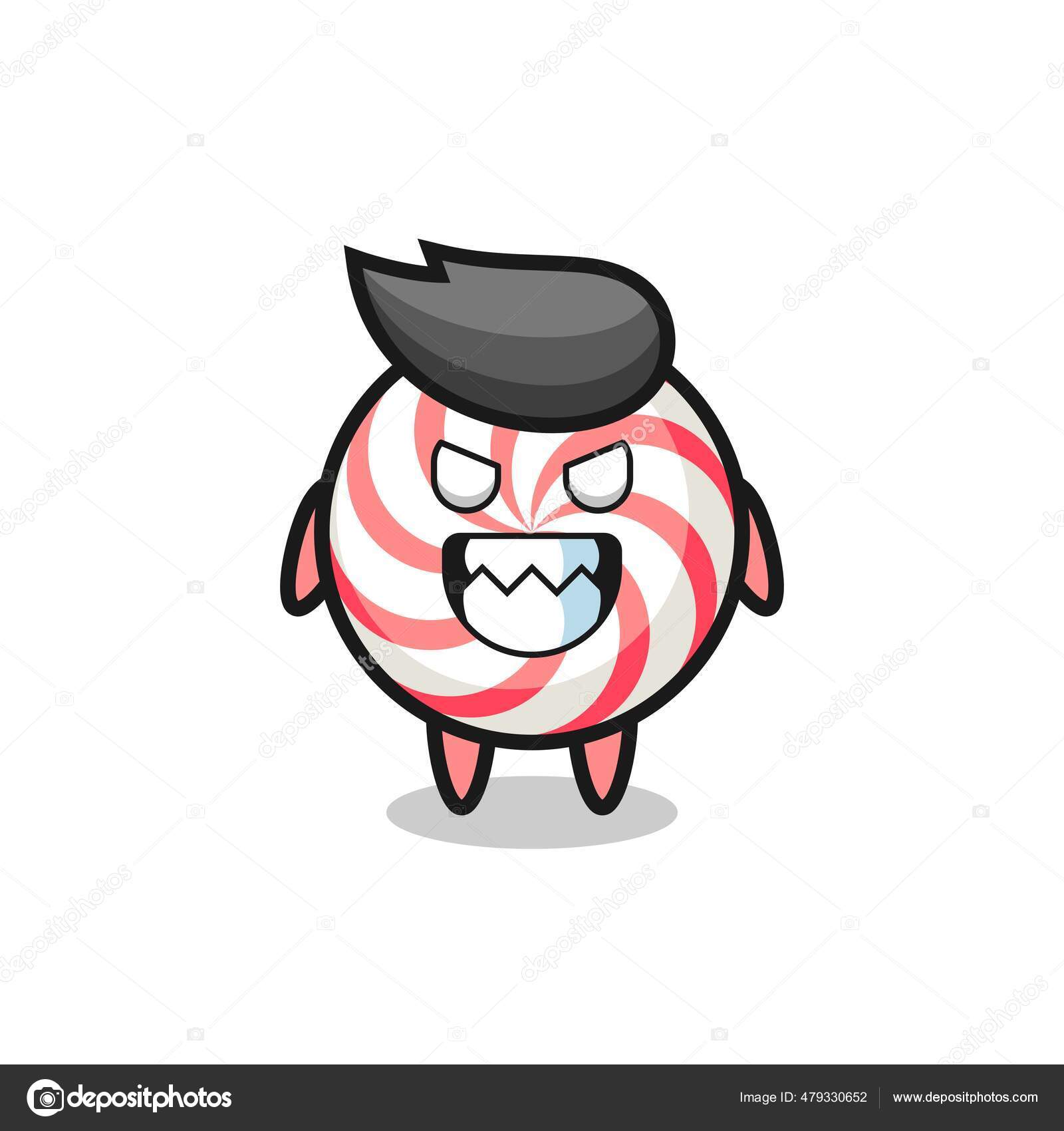 Evil Brain Cartoon Character