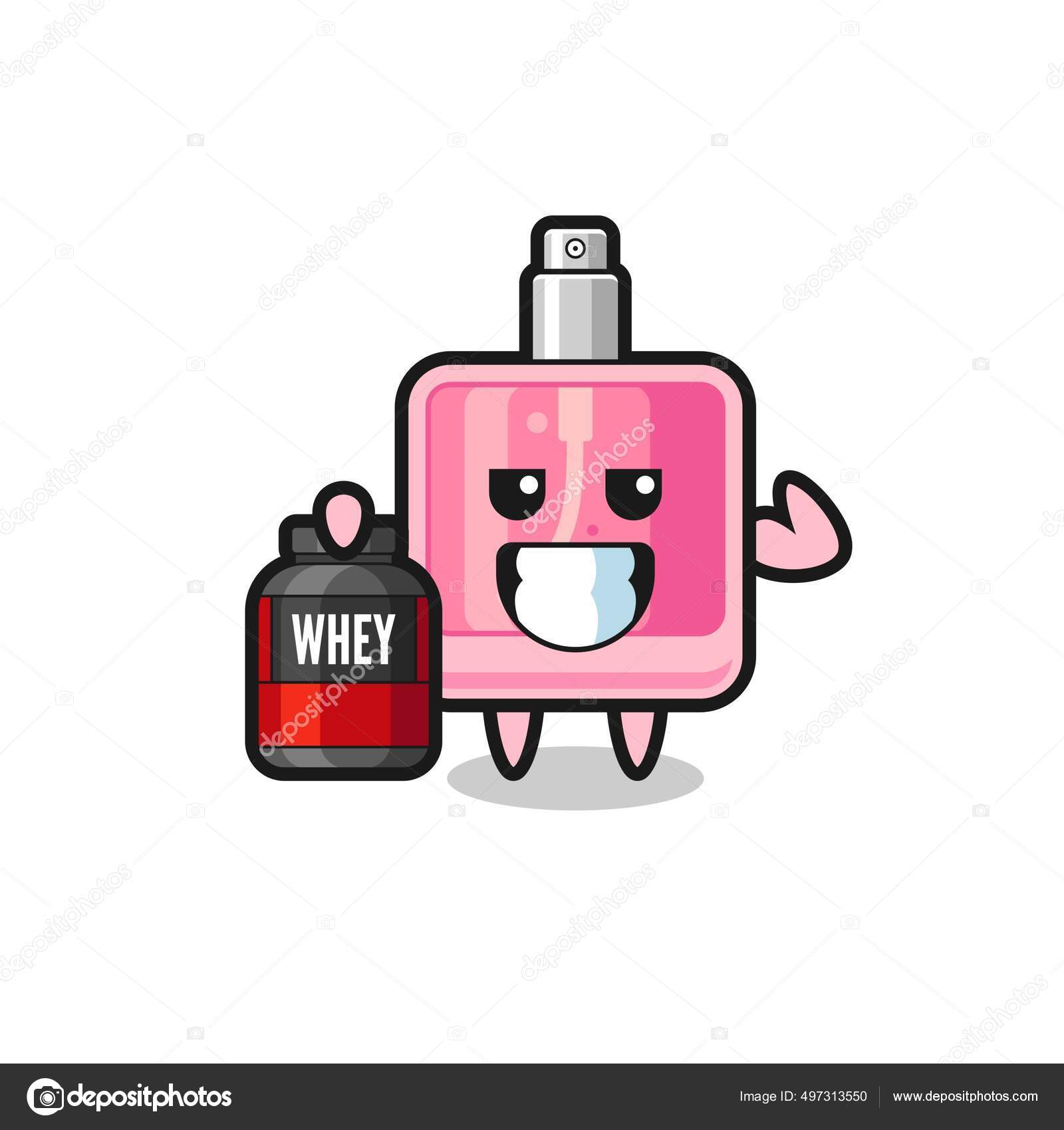 Protein Cartoon Character